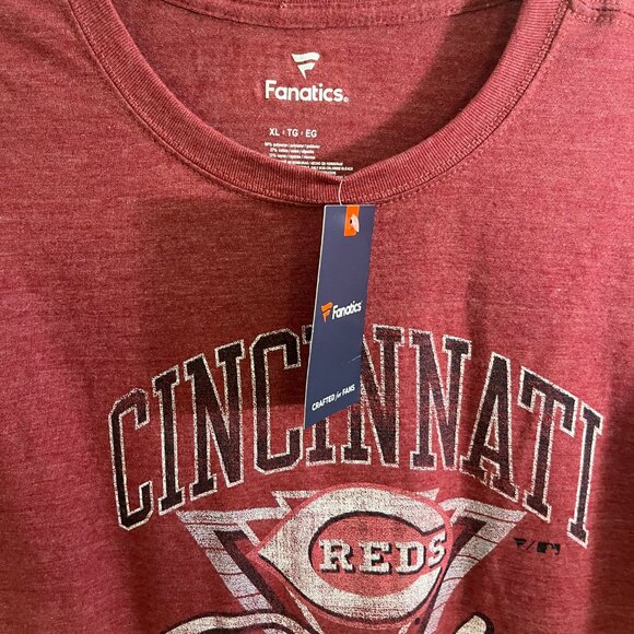 Fanatics | Shirts | Cincinnati Reds Baseball Mlb Team Fanatic Red Mens ...